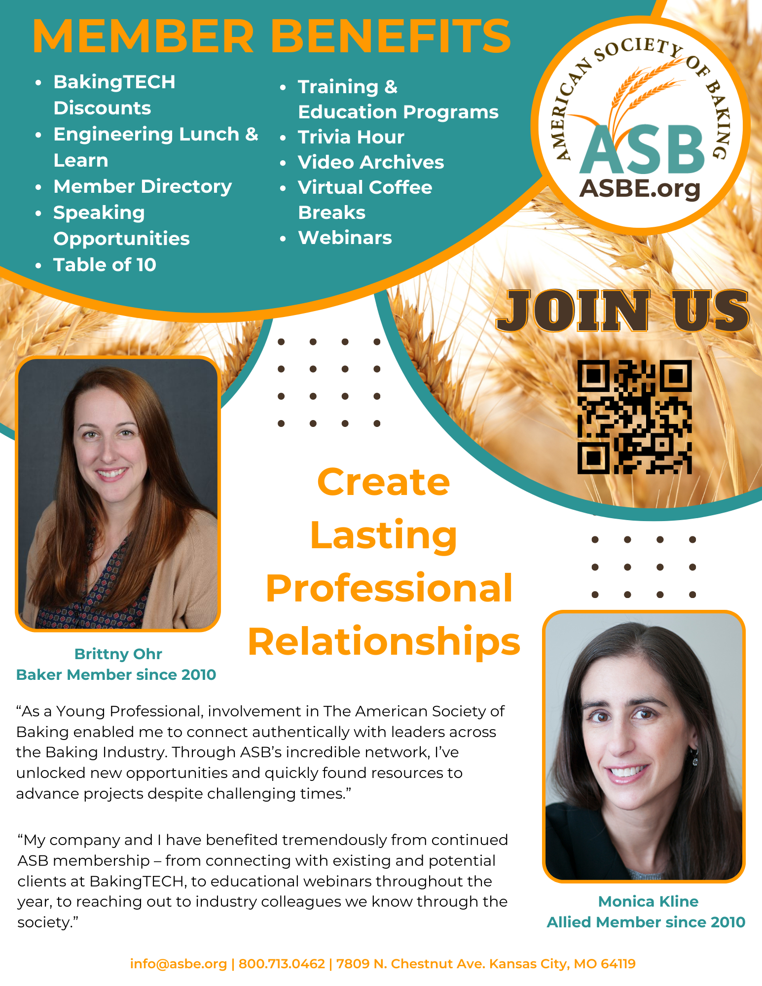 Memberships | Networking & Online Resources | American Society of Baking